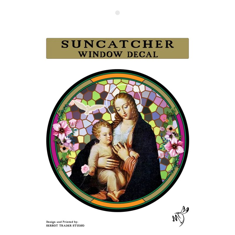 Sacred Heart of Jesus Window Sticker - Heavenly Gifts USA